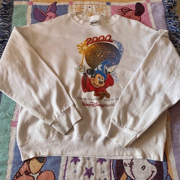 Disney | Shirts | Y2k Walt Disney Crew Neck | Poshmark
